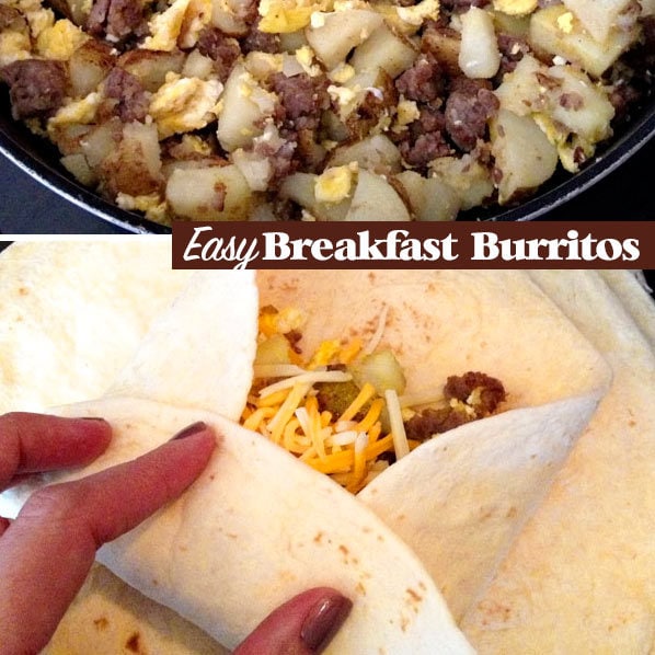 How to Make Quick and Easy Breakfast Burritos - 100 Directions