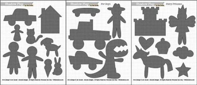 Shadow Puppet Printable Play Sets - 100 Directions