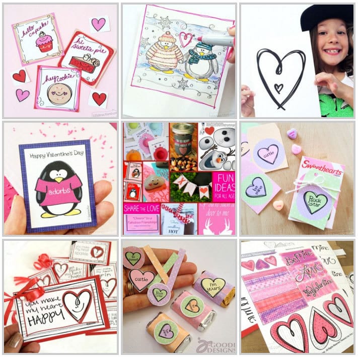 Valentine Printables - 100 Directions