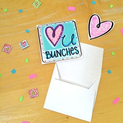 Lunch Love Notes Printable - 100 Directions
