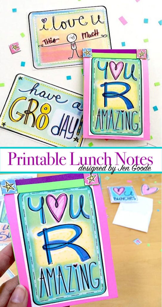 Lunch Love Notes Printable - 100 Directions