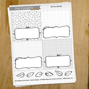 Printable Place Cards for Fall - 100 Directions