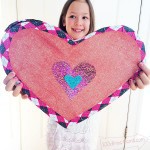 DIY Heart Shaped Valentine Box with Recycled Cardboard - 100 Directions