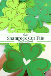 Shamrock Cut File and Free Printable - 100 Directions