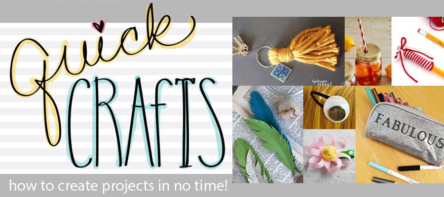 Quick Crafts How to and Quick Craft Ideas - 100 Directions