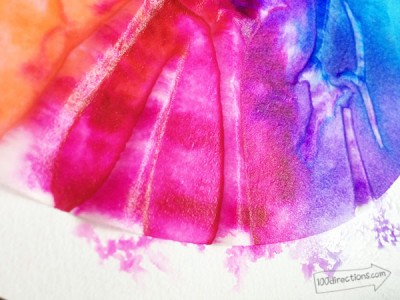 Coffee Filter Watercolor Art - 100 Directions