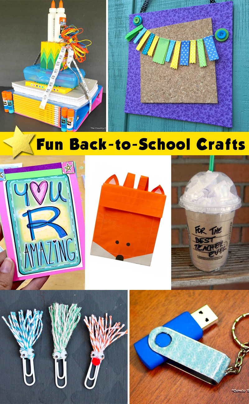 Fun Back to school Crafts 100 Directions
