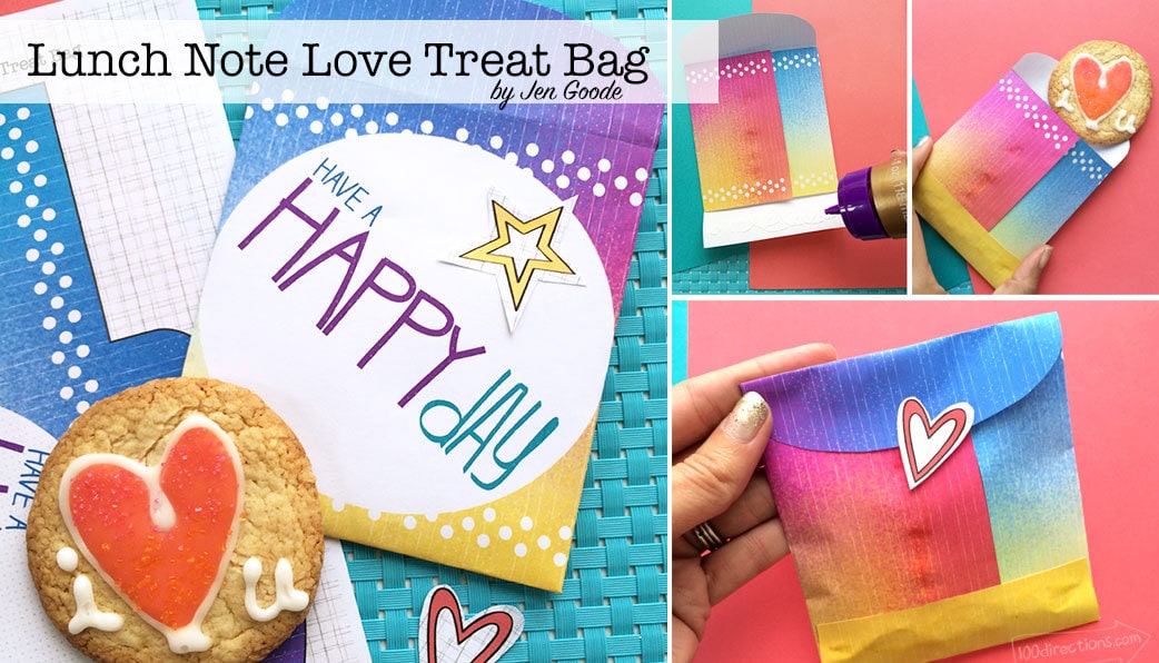 Love Lunch Note Treat Bag - 100 Directions