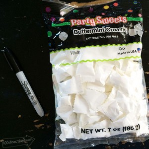 Easy Halloween Party Treat - Boo Mints - 100 Directions