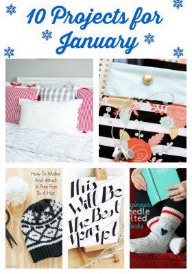 Fun DIY Project Ideas for January - Monday Funday - 100 Directions