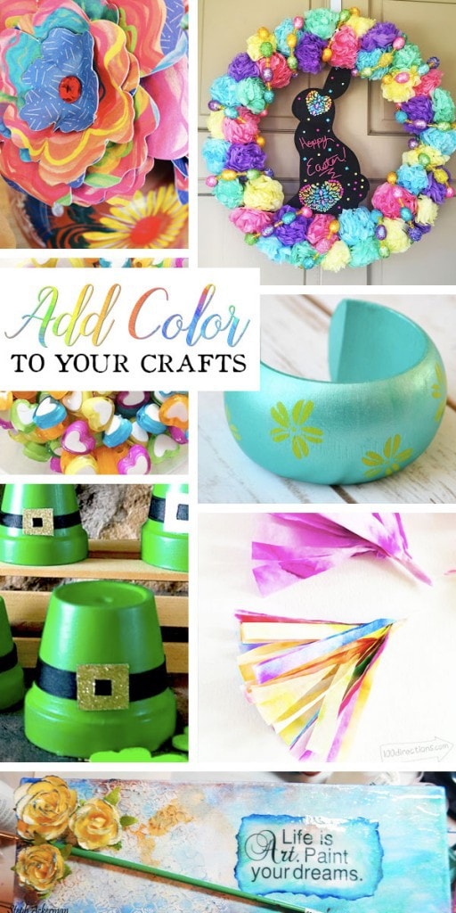 Colorful Crafts Ideas - 100 Directions