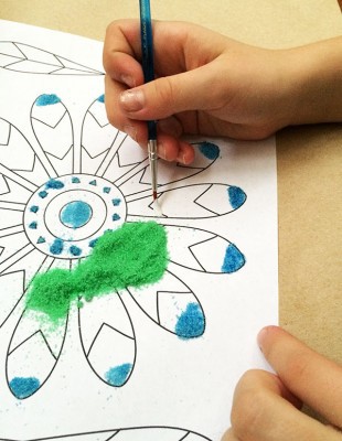 Sand Painting Kid Craft - 100 Directions