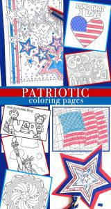 Patriotic Coloring Pages - 100 Directions
