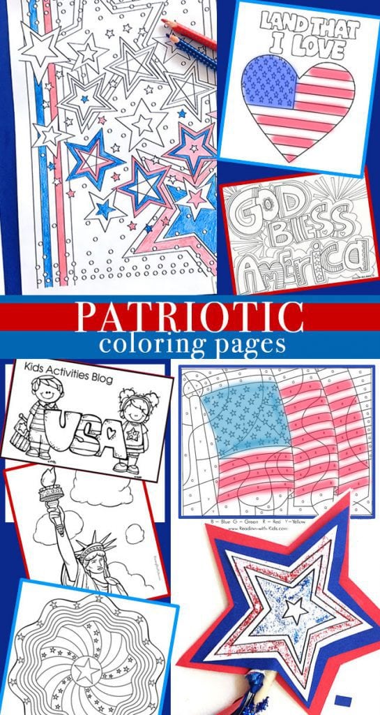 Patriotic Coloring Pages - 100 Directions