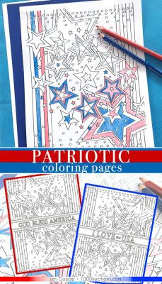 Patriotic Coloring Pages - 100 Directions