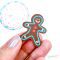 Gingerbread Man Gift Tags DIY - 100 Directions