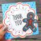 Gingerbread Man Thank You Card - 100 Directions