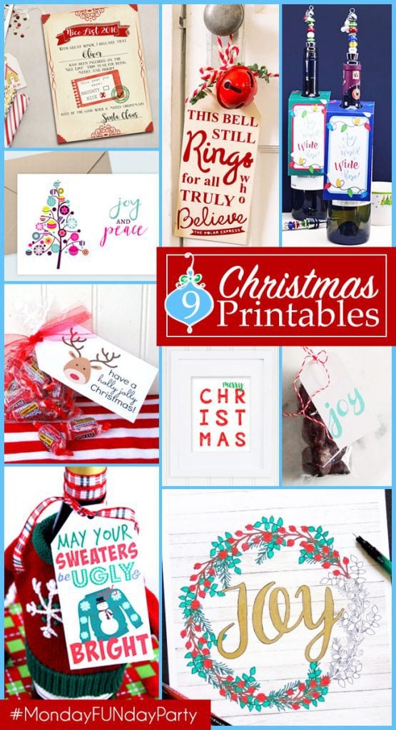 Cute Christmas Printables - 100 Directions