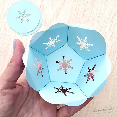 Paper Snowball Pretty DIY Decor - 100 Directions