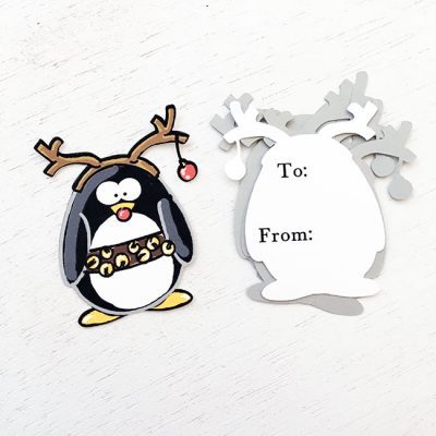 Penguin Gift Tag Ornaments DIY - 100 Directions