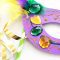 DIY Mardi Gras Masks with free SVG - 100 Directions