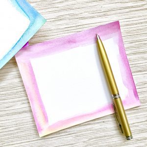 Quick Handmade Watercolor Notecards - 100 Directions