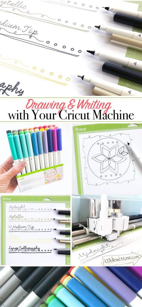 Drawing and Writing with Cricut - Get Started Guide - 100 Directions