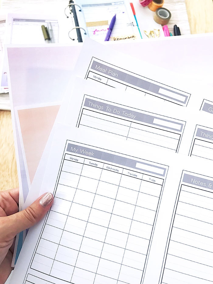 Make Your Own Easy DIY Planner