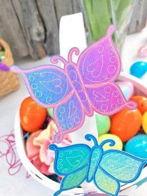Butterfly Cut File and Printable for Spring - 100 Directions