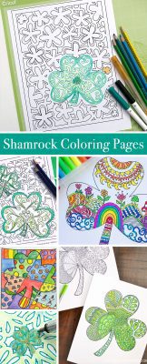 Shamrock Coloring Pages - 100 Directions