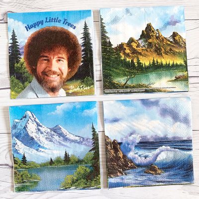 Everything You Need to Host a Bob Ross Painting Party - 100 Directions