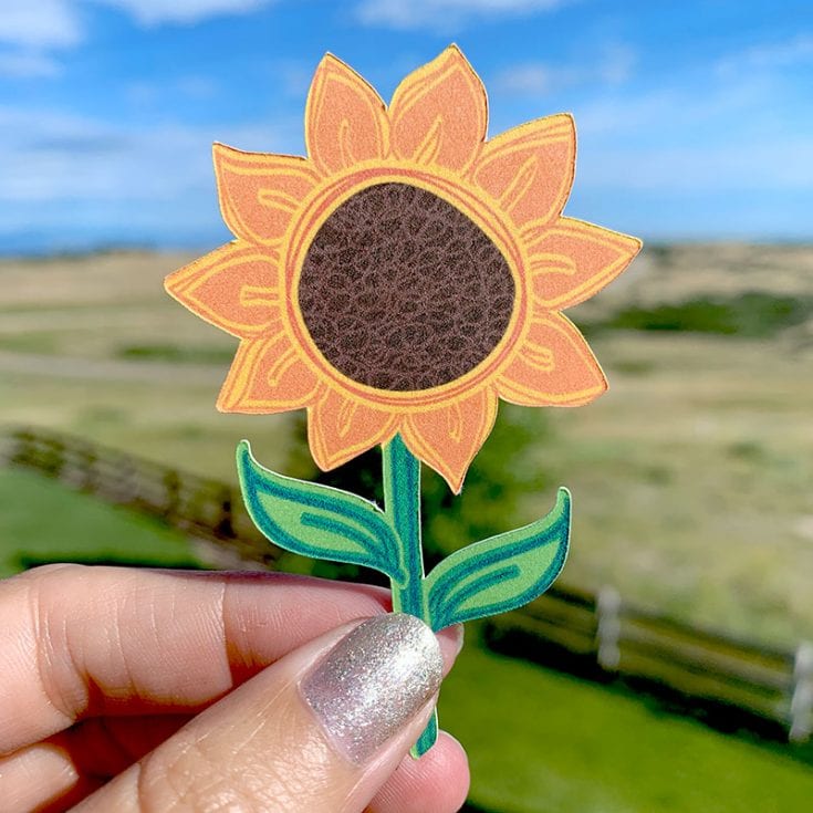 Sunflower Cupcake Toppers - 100 Directions