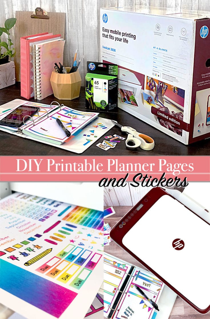 Back to School DIY with Planner Printables and Stickers - 100 Directions