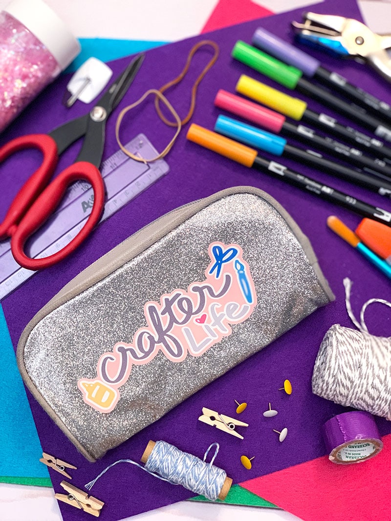 Crafter Life Word Art SVG Cut Files - 100 Directions