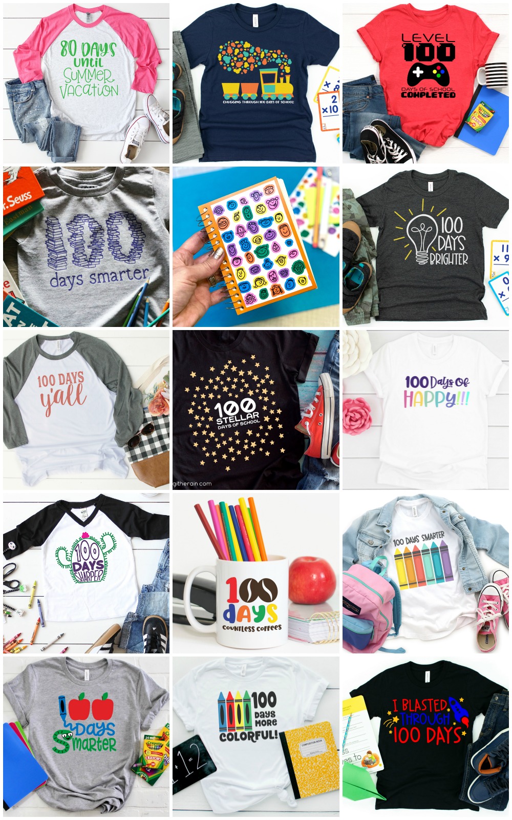 100 Happy Faces for 100 Days of School - a Craft Project Idea - 100 ...