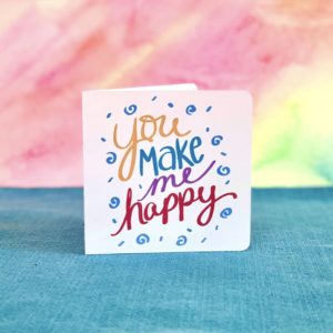 Easy Handmade Word Art Cards - 100 Directions