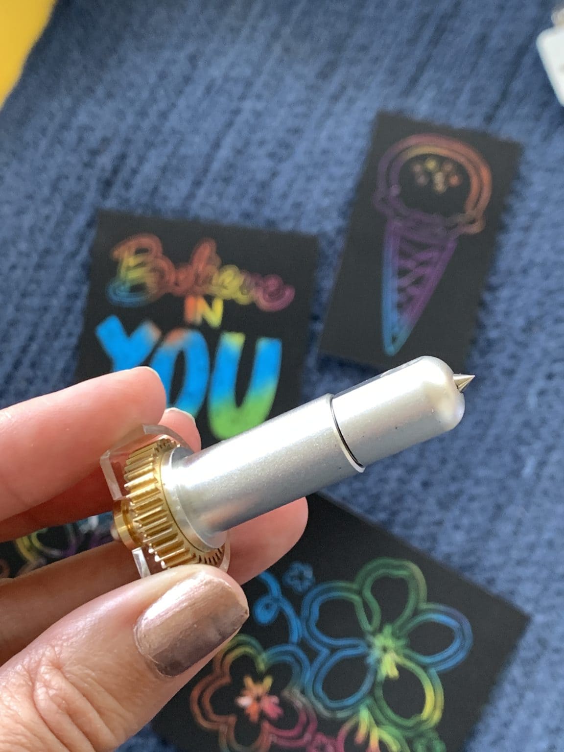 DIY Scratch Art with Your Cricut - 100 Directions