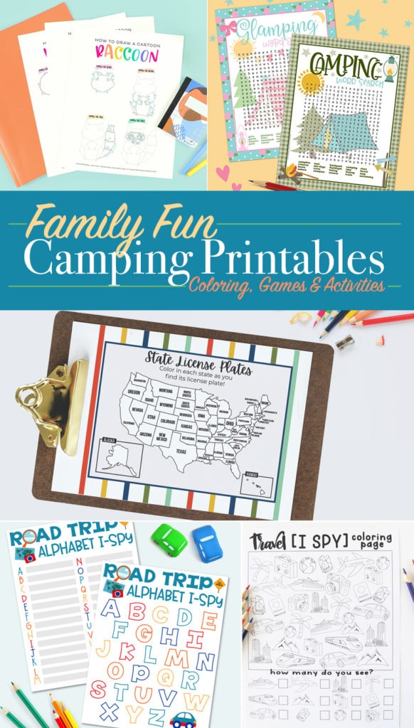 Free Family Fun Camping Printables - 100 Directions