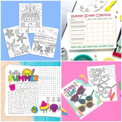 Summer Coloring Pages and Printables - 100 Directions