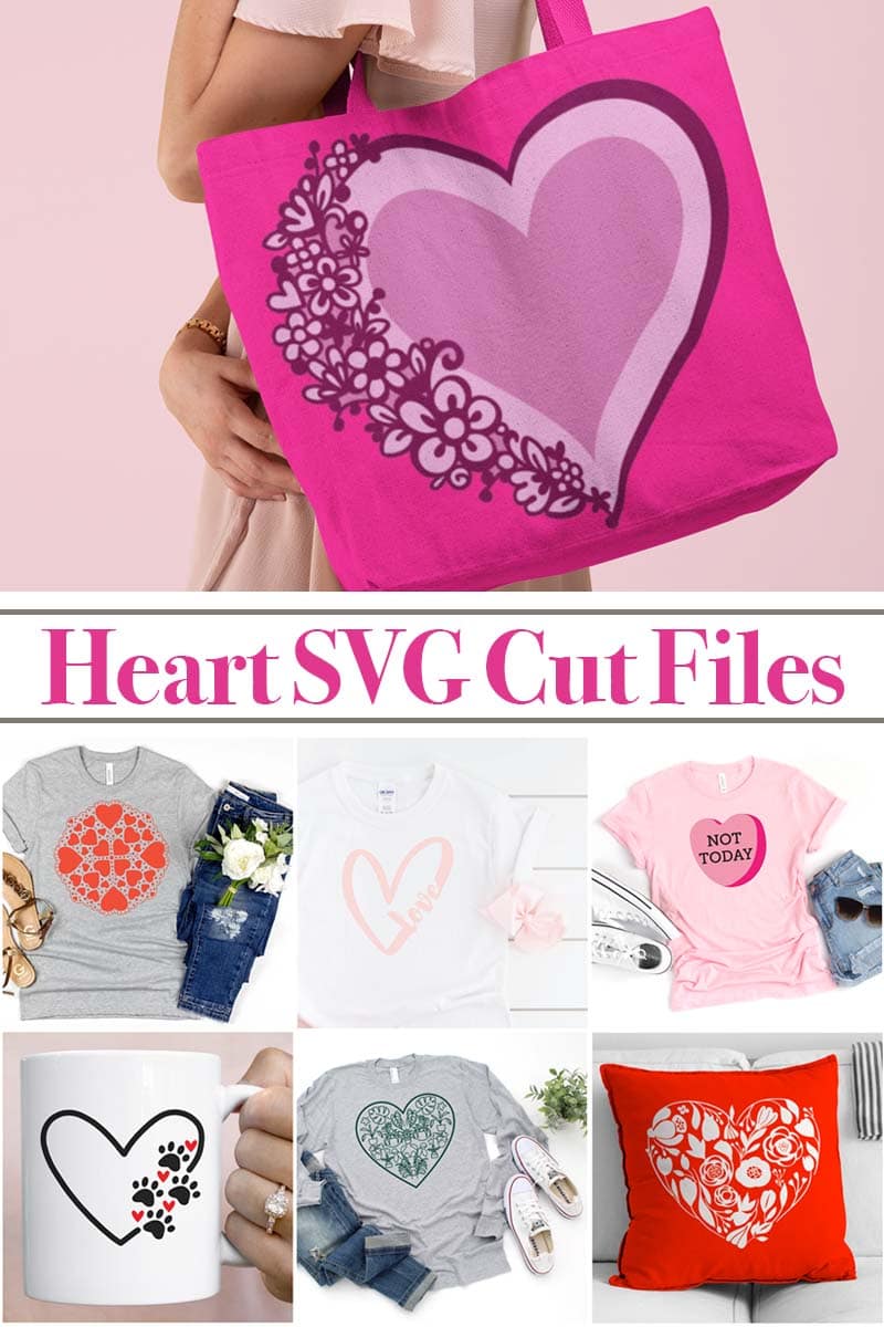 Multi-layered Floral Heart SVG Cut File - 100 Directions