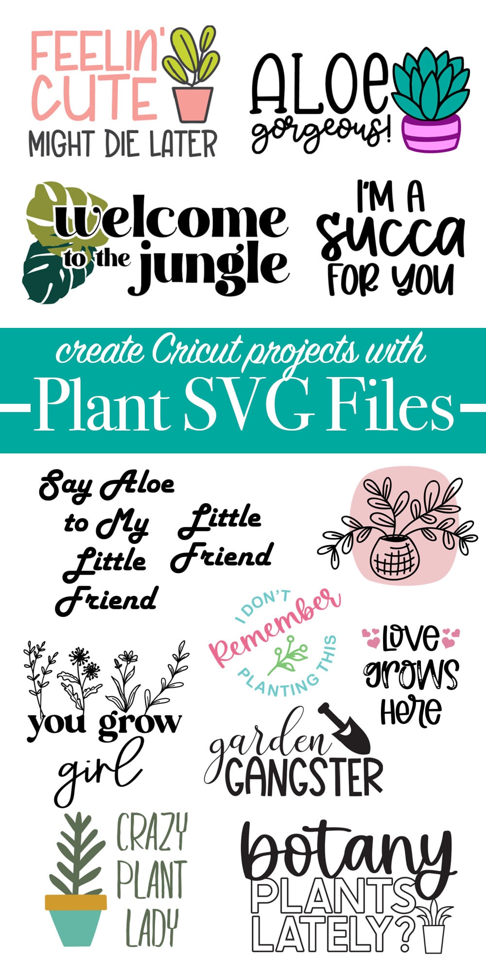 Plant SVG Files and Project Ideas - 100 Directions