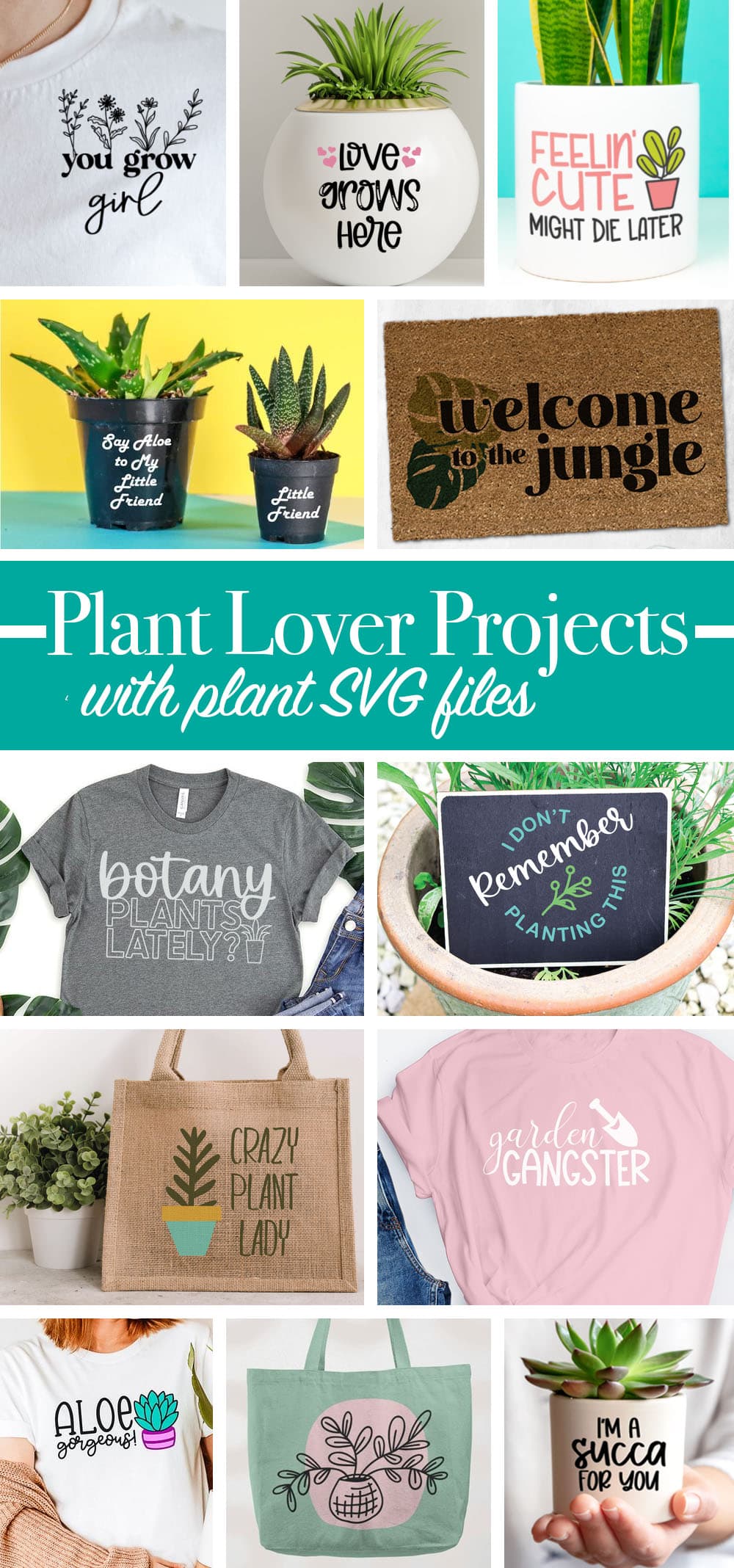 Plant SVG Files and Project Ideas - 100 Directions