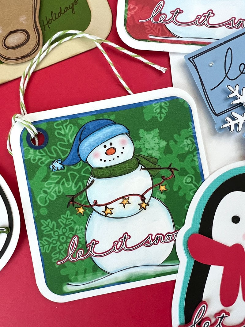 Christmas Gift Tags to Make with Your Cricut - 100 Directions