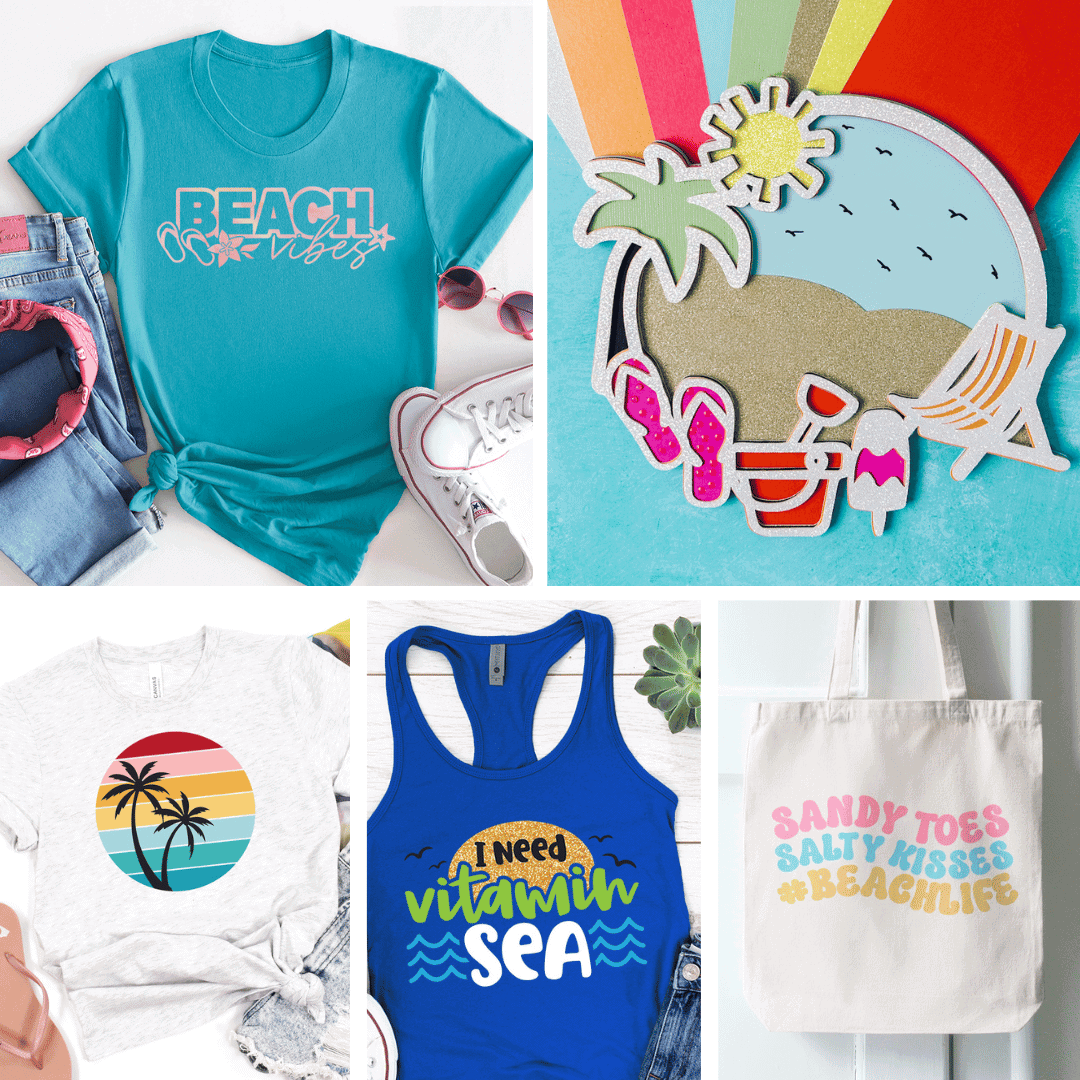 Beach SVG Files and Project Ideas - 100 Directions