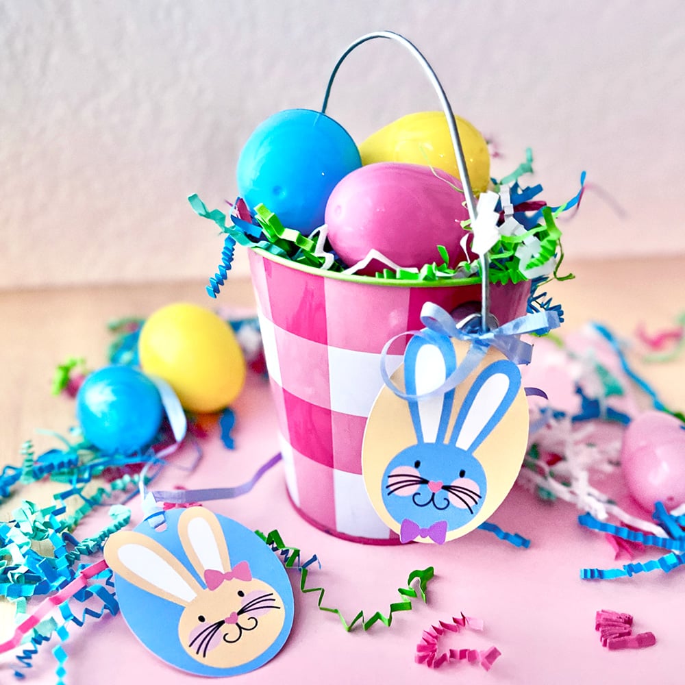 Easter Bunny Gift Tags SVG - 100 Directions