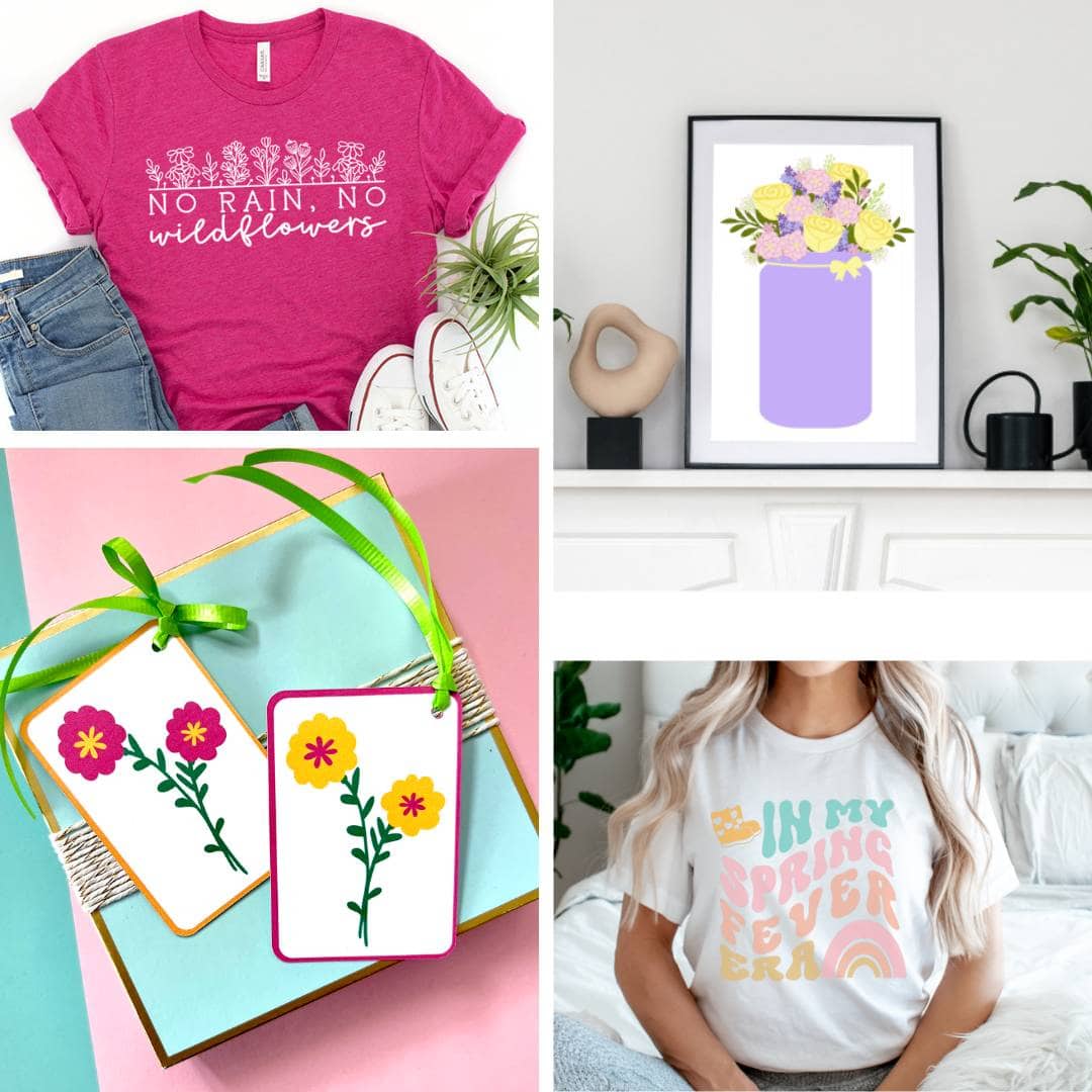 Spring Flower SVG and Project Ideas - 100 Directions
