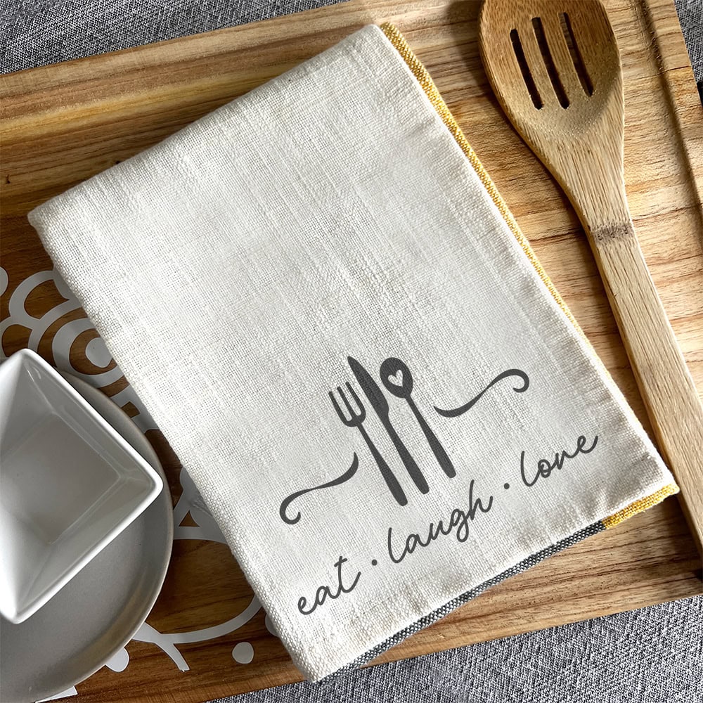 Eat Laugh Love Kitchen SVG - 100 Directions
